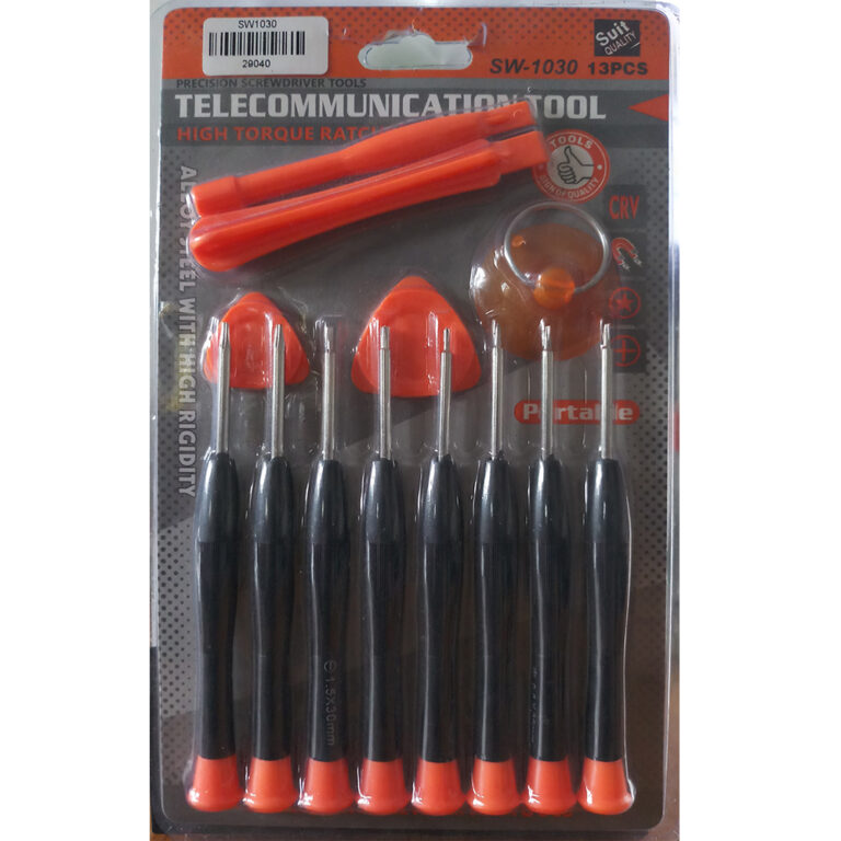 Telecommunication orange tool set - Mygadgetslk